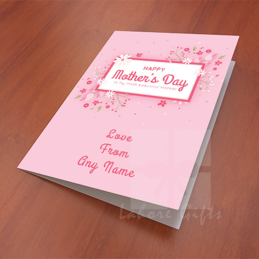 Personalised Card for Beautiful Mother | Gifts for Mother to Lahore
